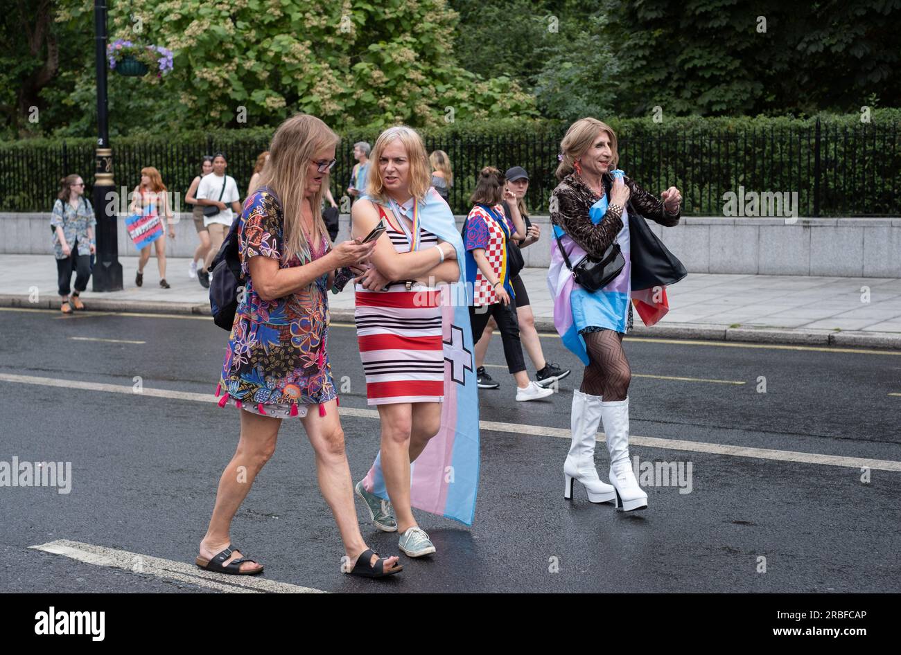 © Jeff Moore TRANS RIGHTS PROTEST. Thousands took to the streets today ...