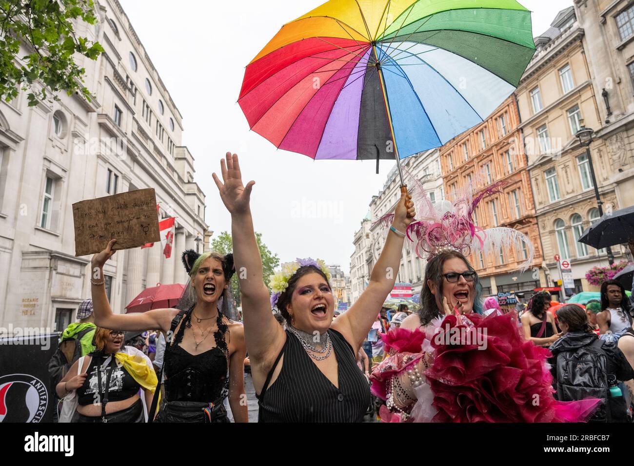 © Jeff Moore TRANS RIGHTS PROTEST. Thousands took to the streets today ...