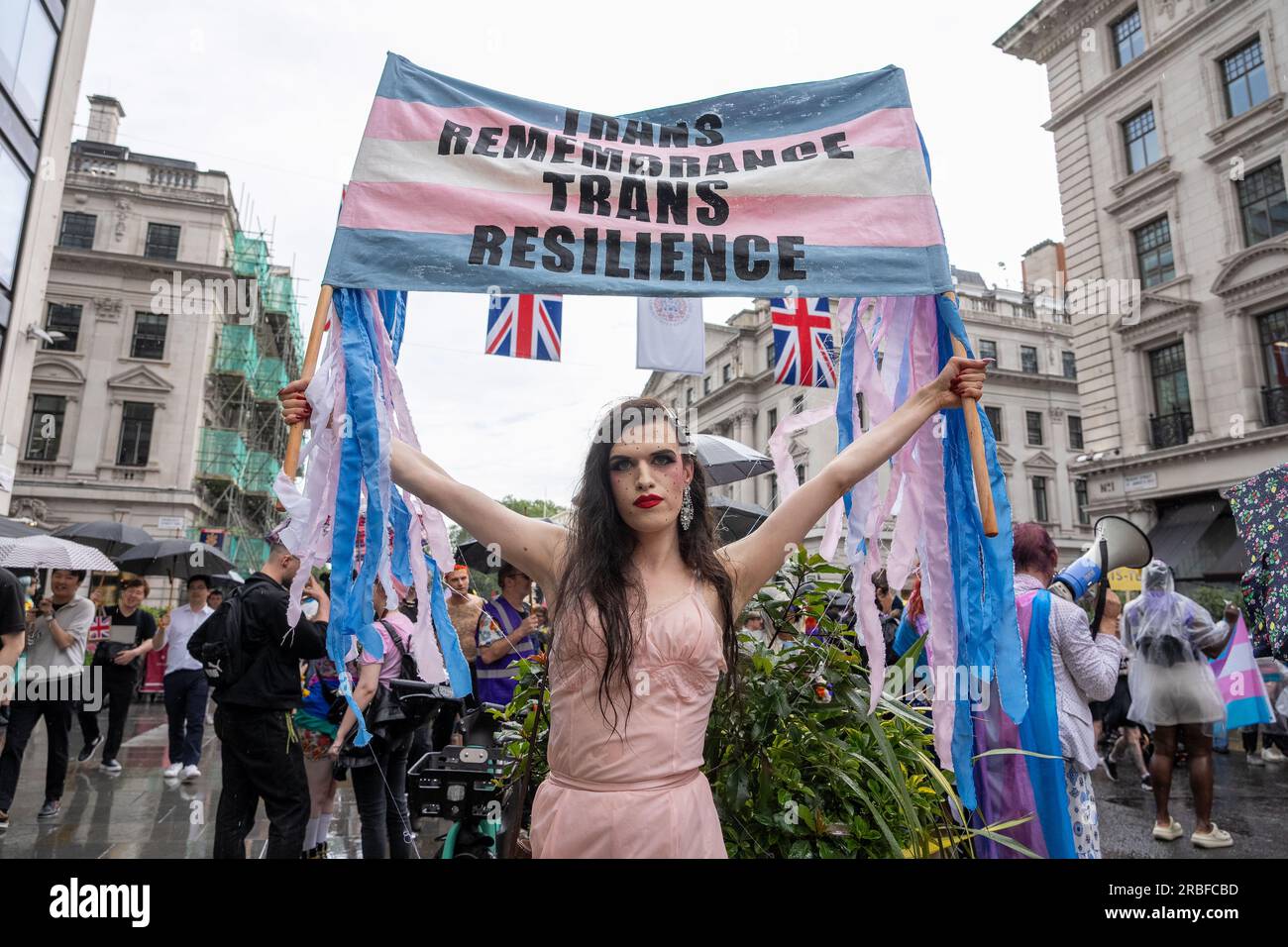 © Jeff Moore TRANS RIGHTS PROTEST. Thousands took to the streets today ...