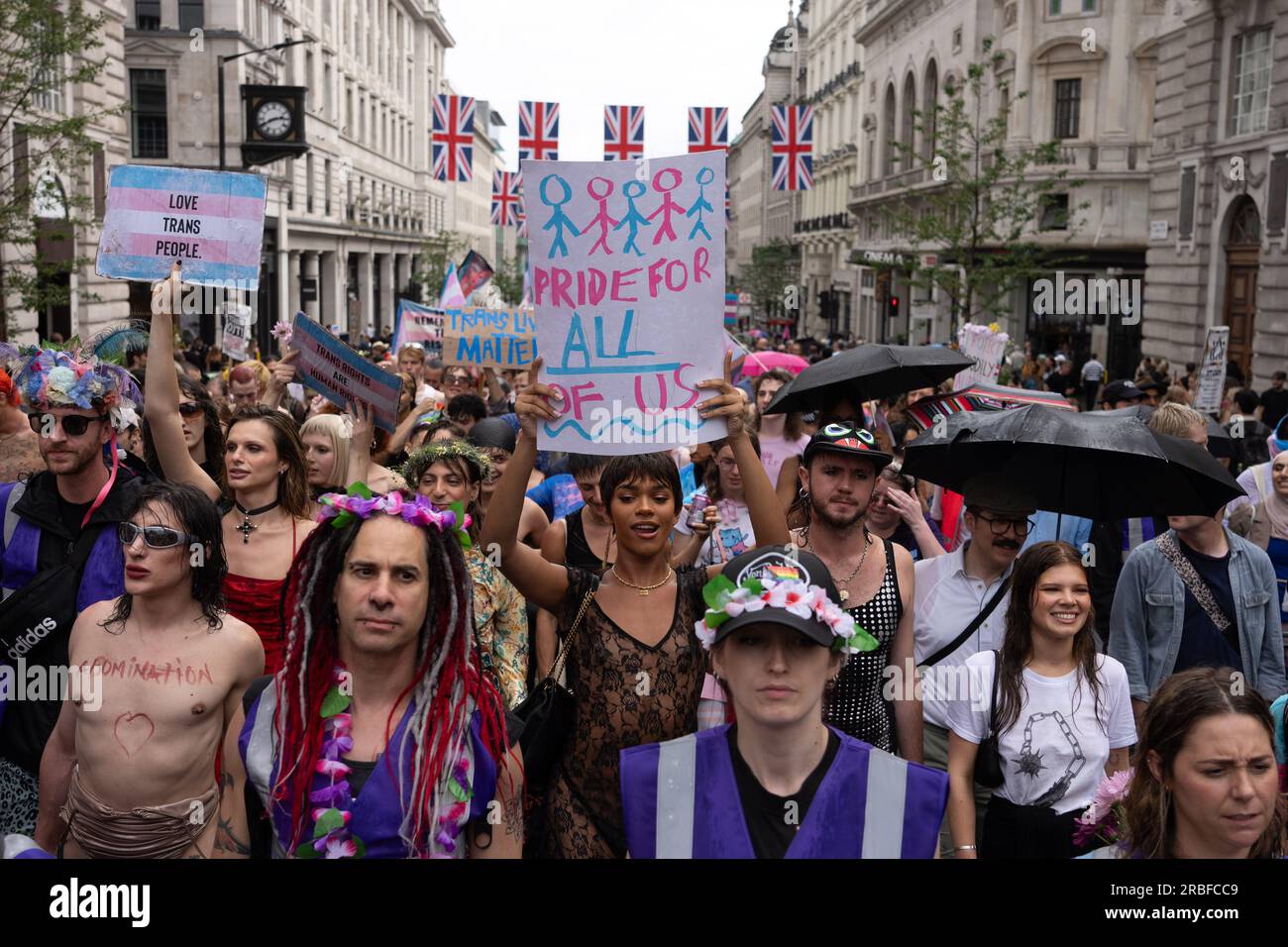 © Jeff Moore TRANS RIGHTS PROTEST. Thousands took to the streets today ...