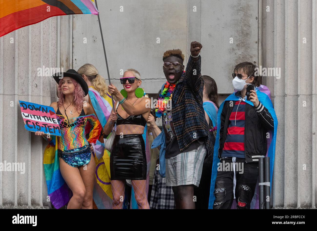 © Jeff Moore TRANS RIGHTS PROTEST. Thousands took to the streets today ...