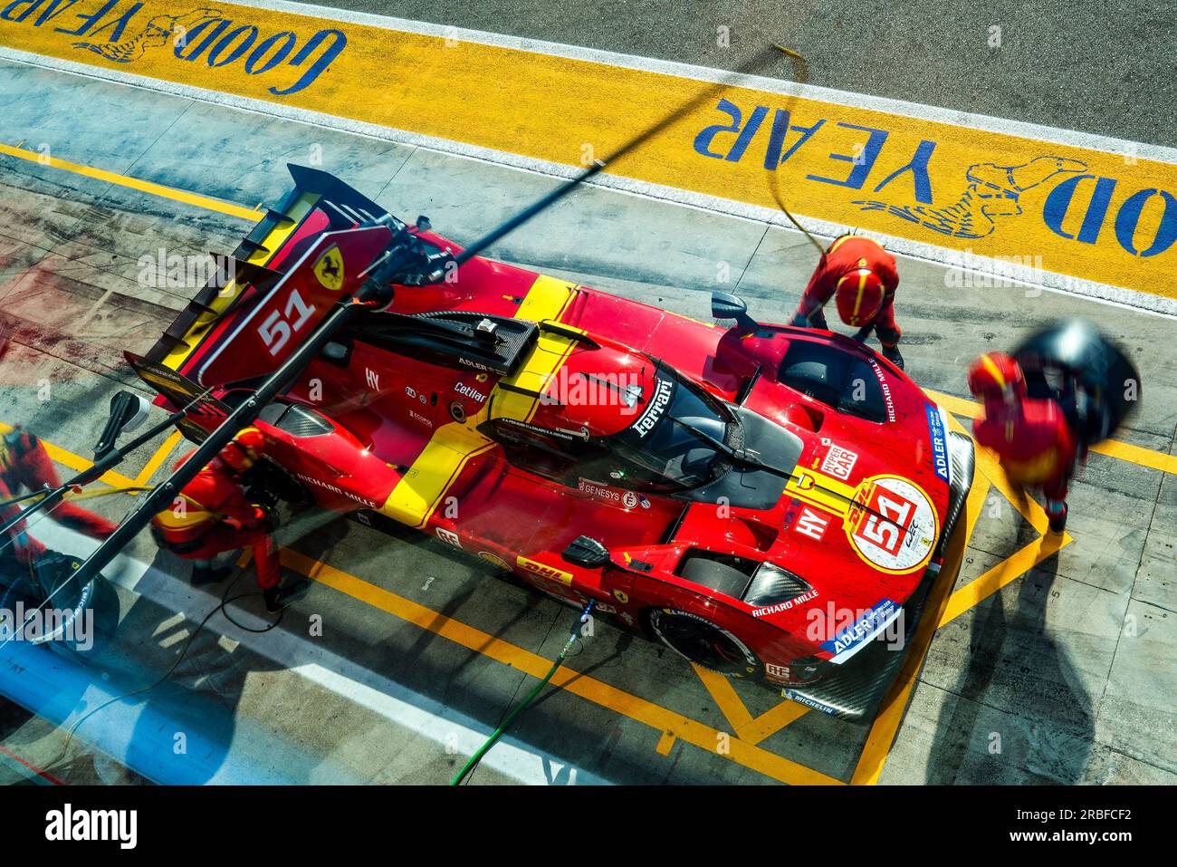 Ferrari pit stop 2023 hi-res stock photography and images - Alamy