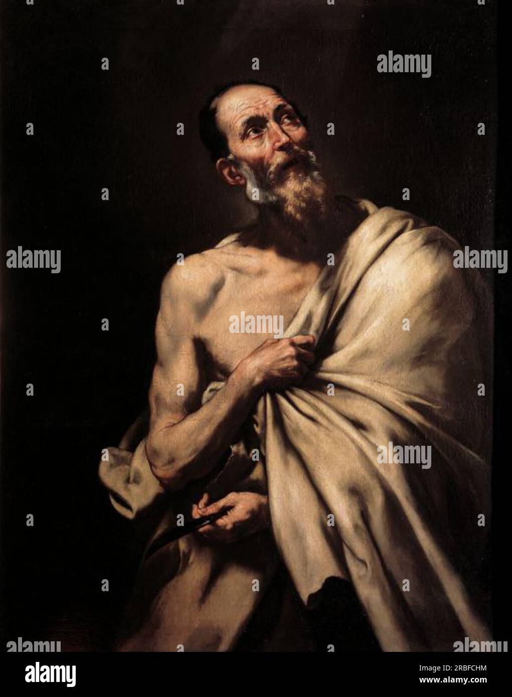St. Bartholomew by Jusepe de Ribera Stock Photo - Alamy