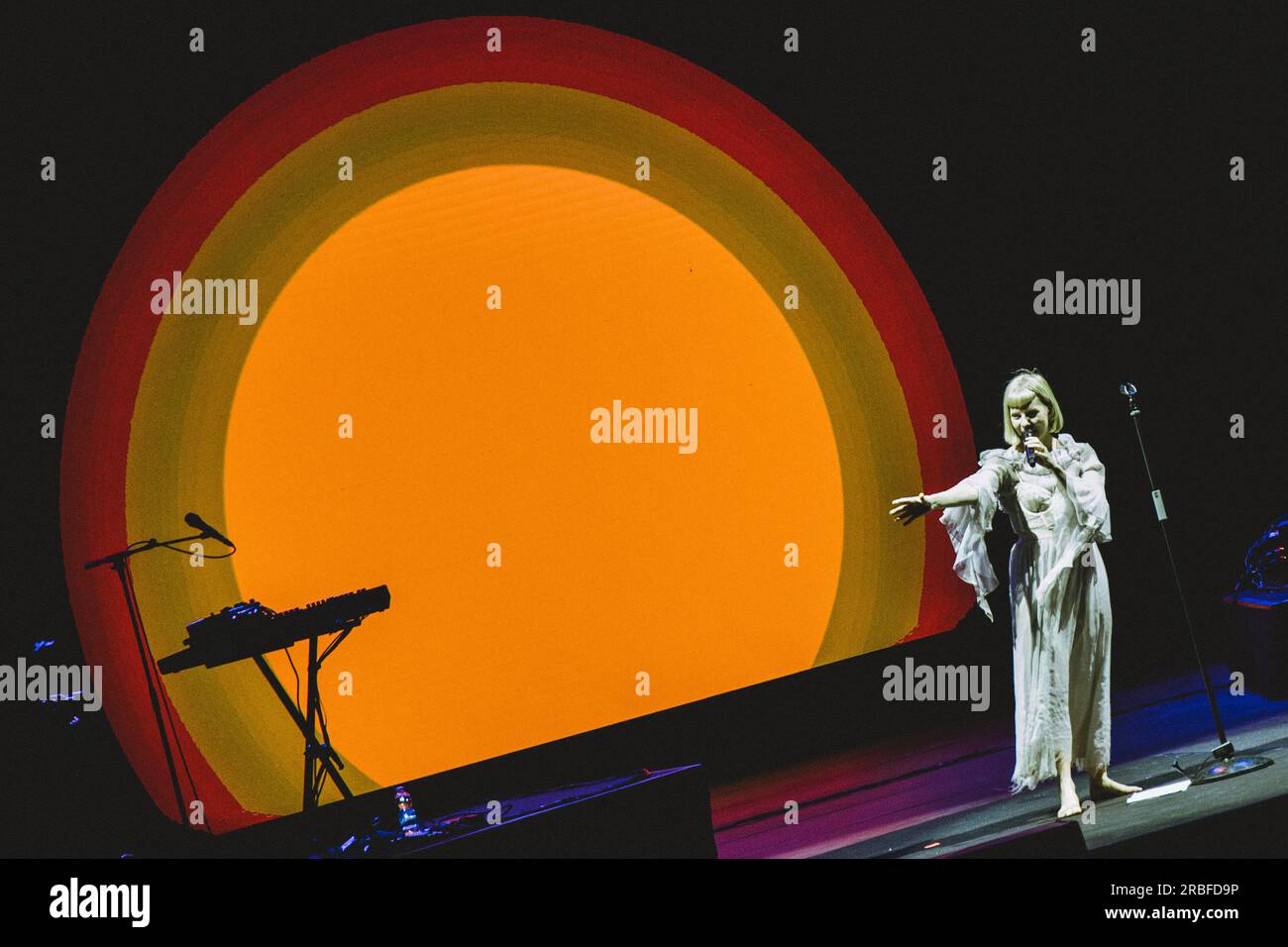 Singer Aurora Aksnes performs live in a concert at the Auditorium Parco ...