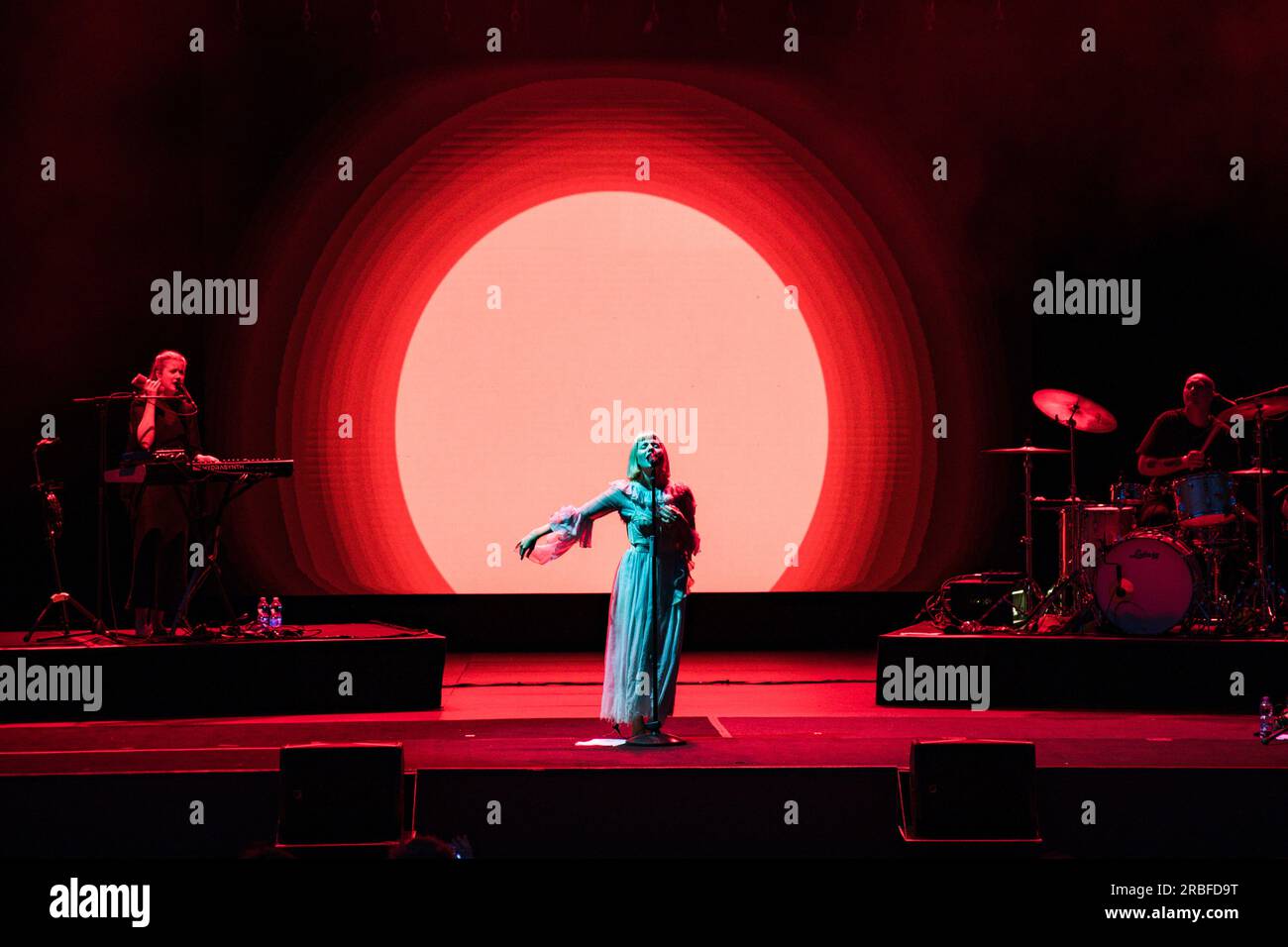 Singer Aurora Aksnes performs live in a concert at the Auditorium Parco ...