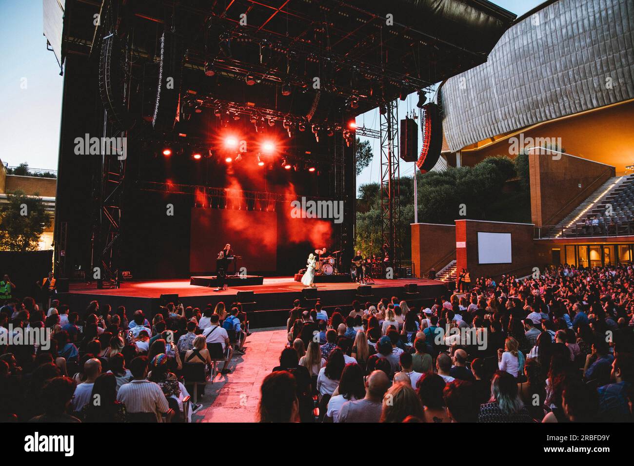 Singer Aurora Aksnes performs live in a concert at the Auditorium Parco ...