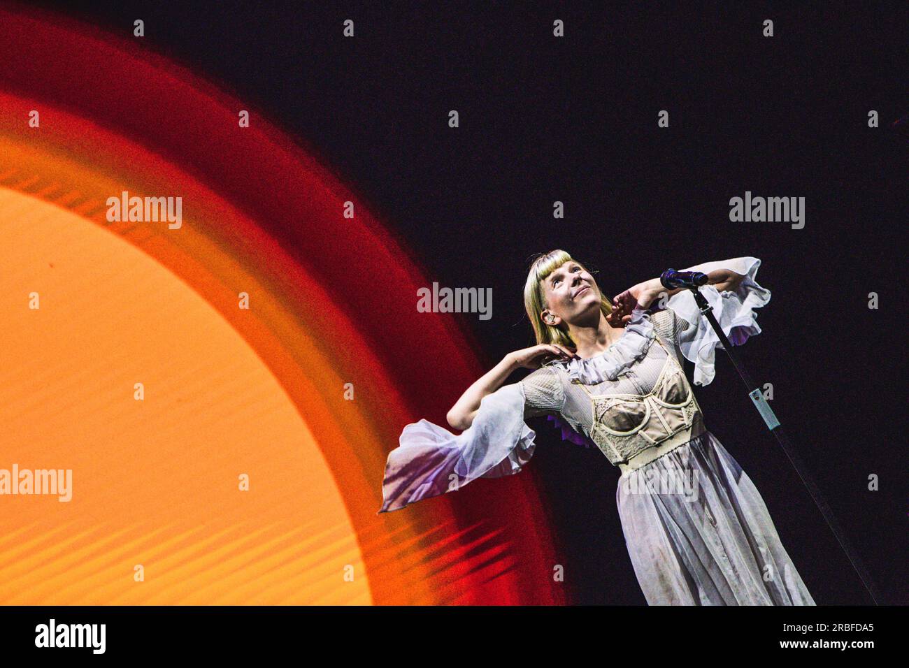 Singer Aurora Aksnes performs live in a concert at the Auditorium Parco ...