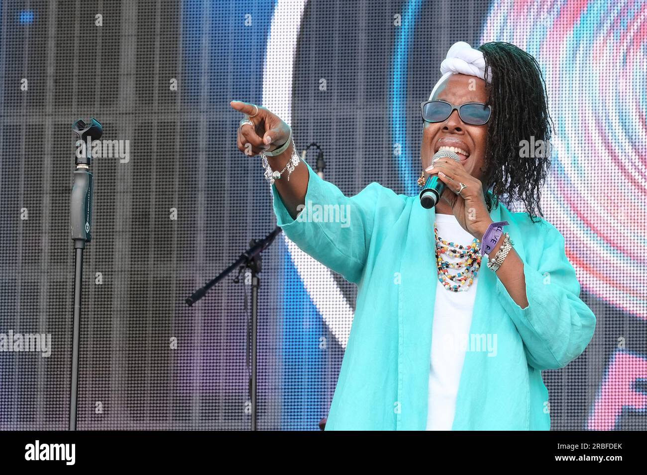 Southampton, UK. 08th July, 2023. British born Janet Kay Bogle, known ...