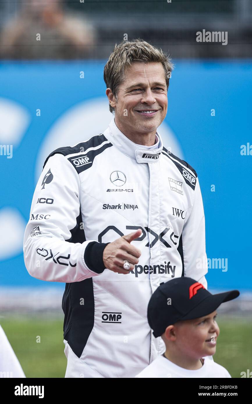 PITT Brad (USA), actor playing Sonny Hayes, driver of the fictional ...