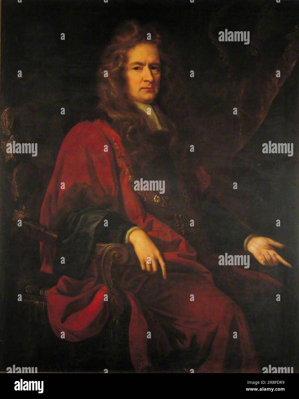 Sir Robert Clayton by John Riley Stock Photo - Alamy