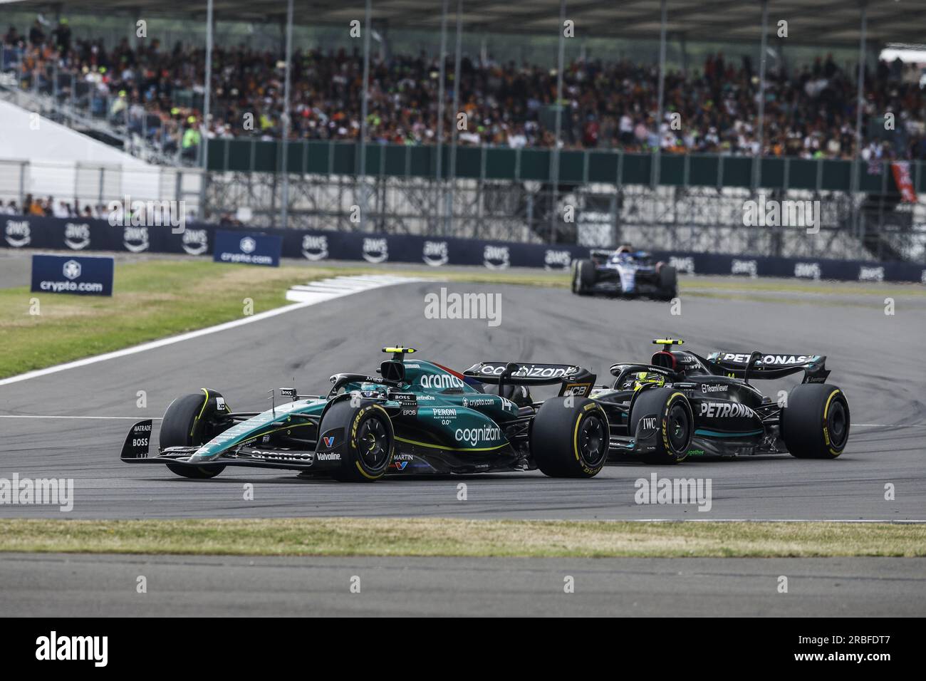 14 ALONSO Fernando (spa), Aston Martin F1 Team AMR23, action 44 ...