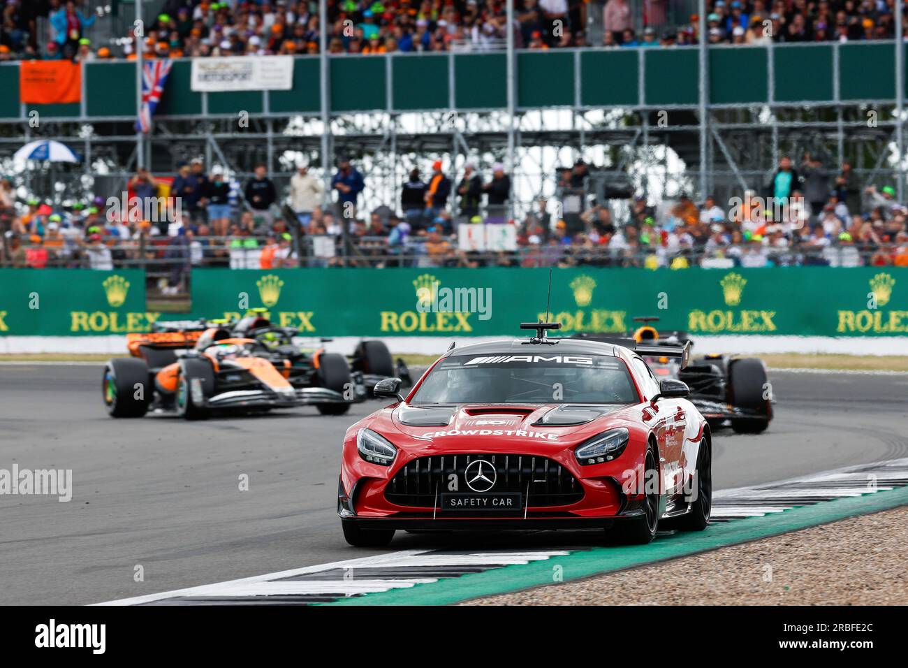 Silverstone, Great Britain. 9th July, 2023. F1 Safety Car, Mercedes-AMG ...
