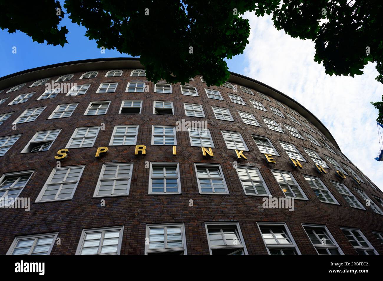 Hamburg, Germany - June 16 2023: Sprinkenhof Old Brick Office Building ...