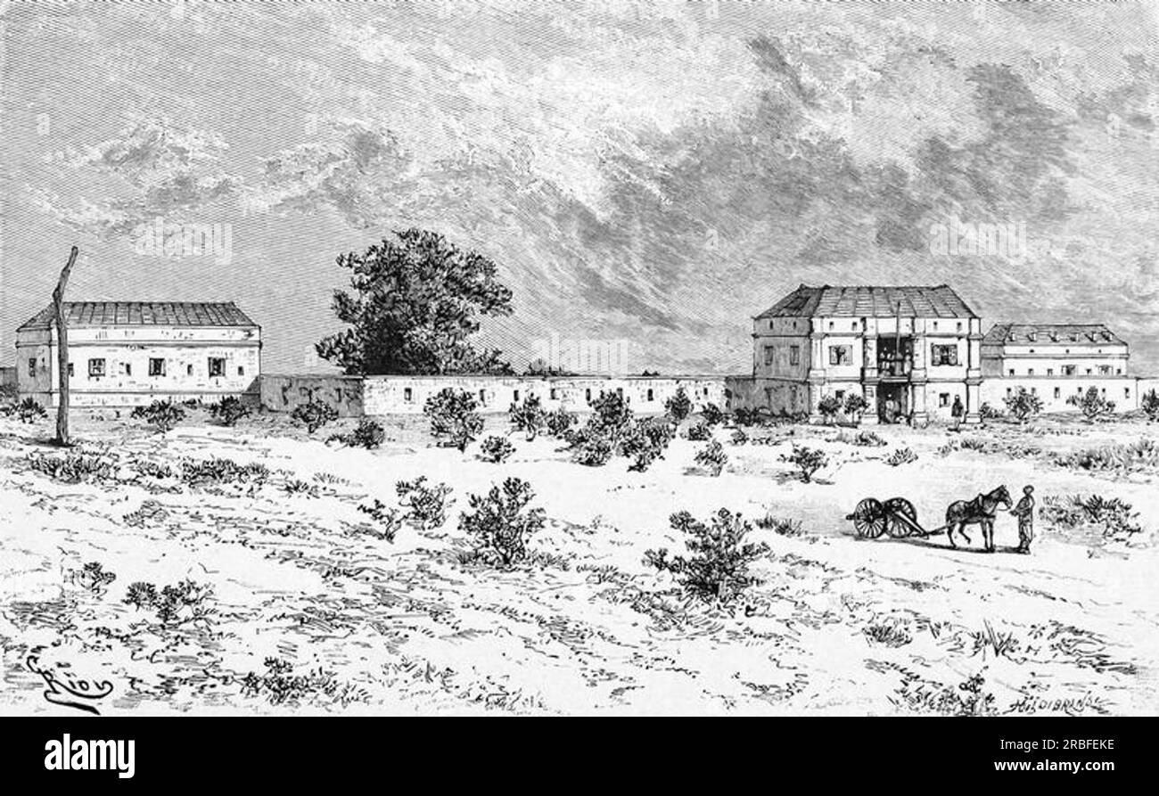 Fort of Bamako, Built in 1883 1889 by Edouard Riou Stock Photo - Alamy