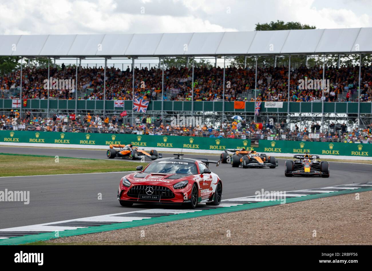 Silverstone, Great Britain. 9th July, 2023. F1 Safety Car, Mercedes-AMG ...