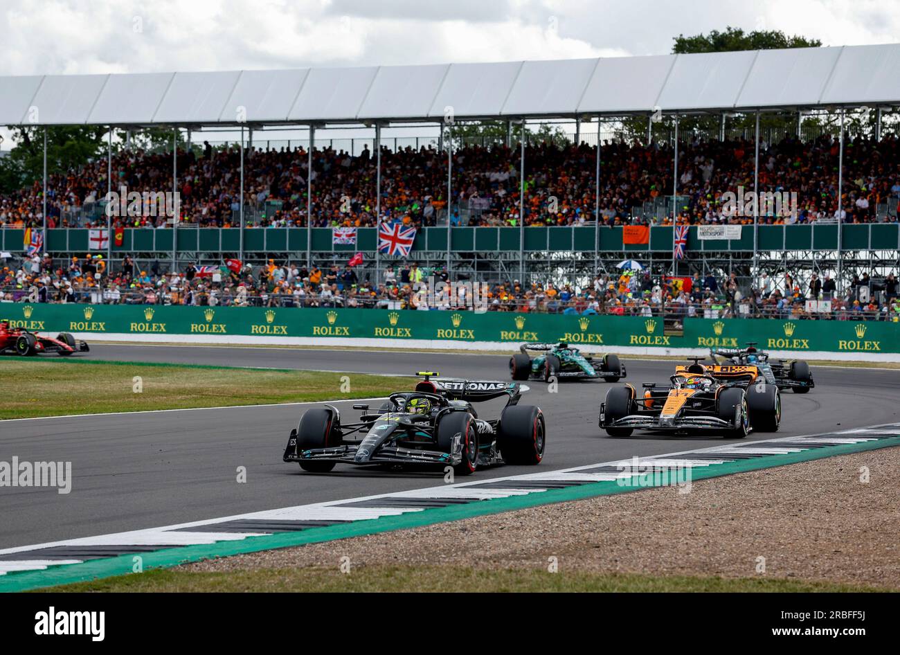 Silverstone, Great Britain. 9th July, 2023. #44 Lewis Hamilton (GBR ...