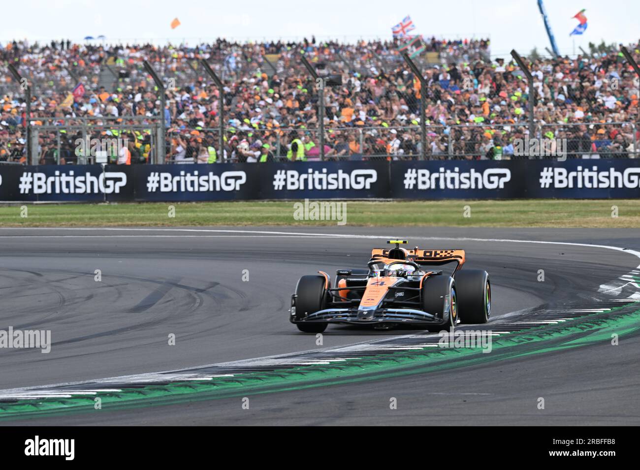 Mclaren mercedes flag hi-res stock photography and images - Alamy