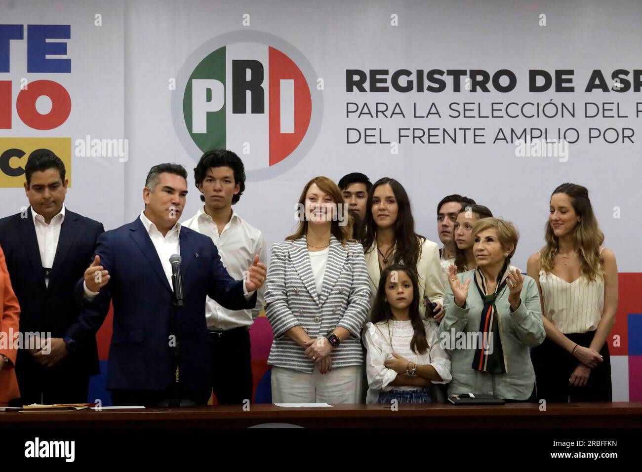 Non Exclusive: July 7, 2023, Mexico City, Mexico: The president of the ...