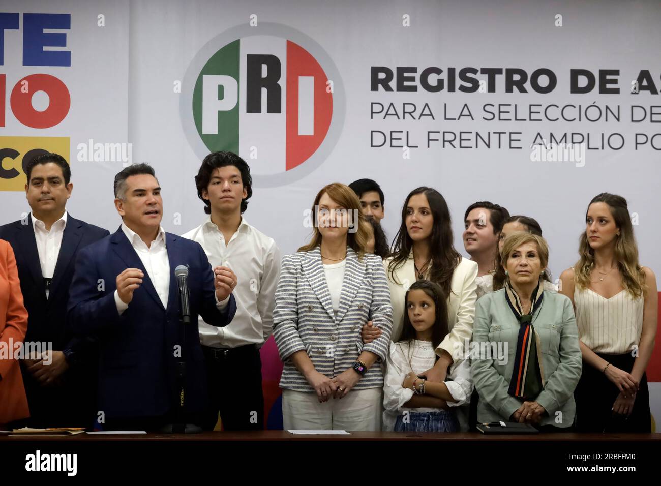 Non Exclusive: July 7, 2023, Mexico City, Mexico: The president of the ...