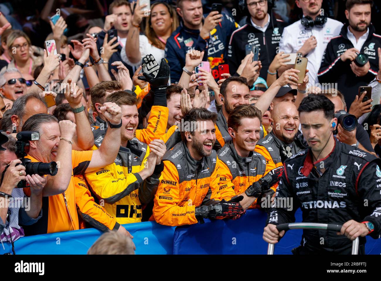 mechanic, mecanicien, mechanics McLaren F1 Team during the 2023 Formula ...