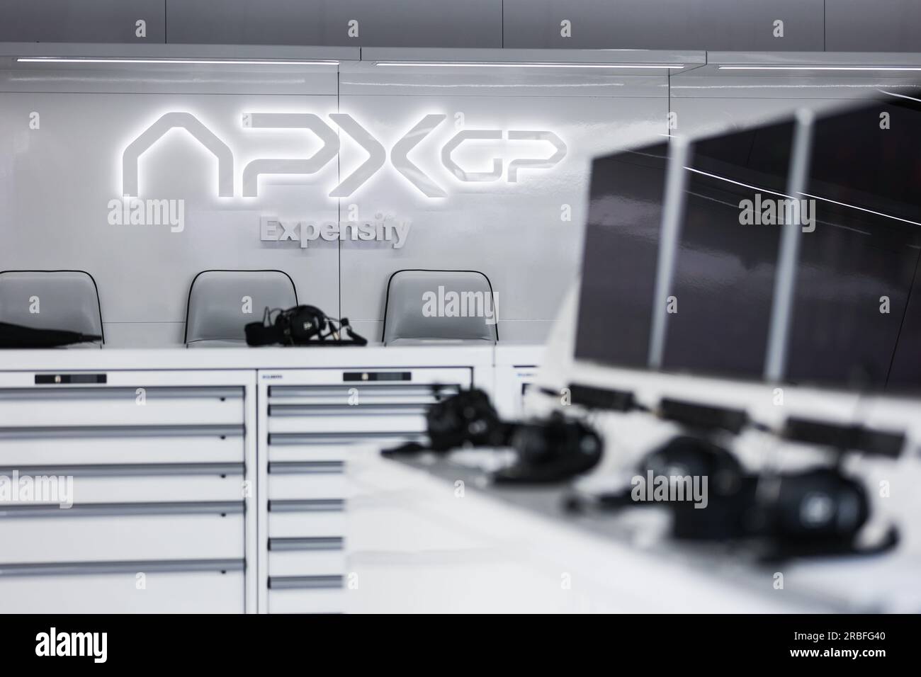 APEX APXGP fictional team for the F1 movie by Apple Studios/Bruckheimer Films, illustration ...