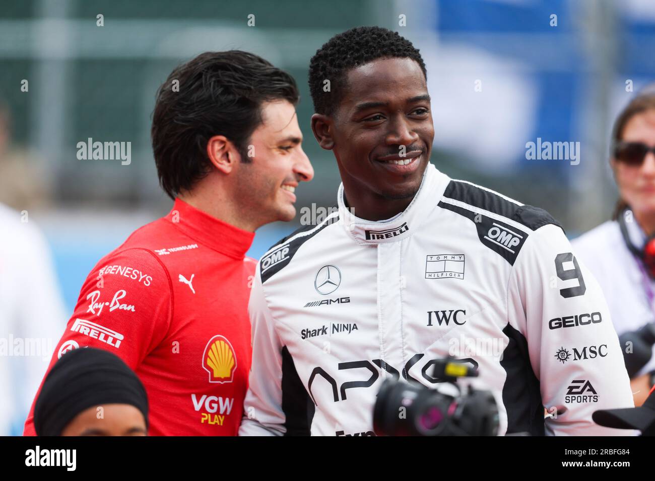 starting grid, grille de depart, IDRIS Damson Alade-Bo (GBR), actor ...