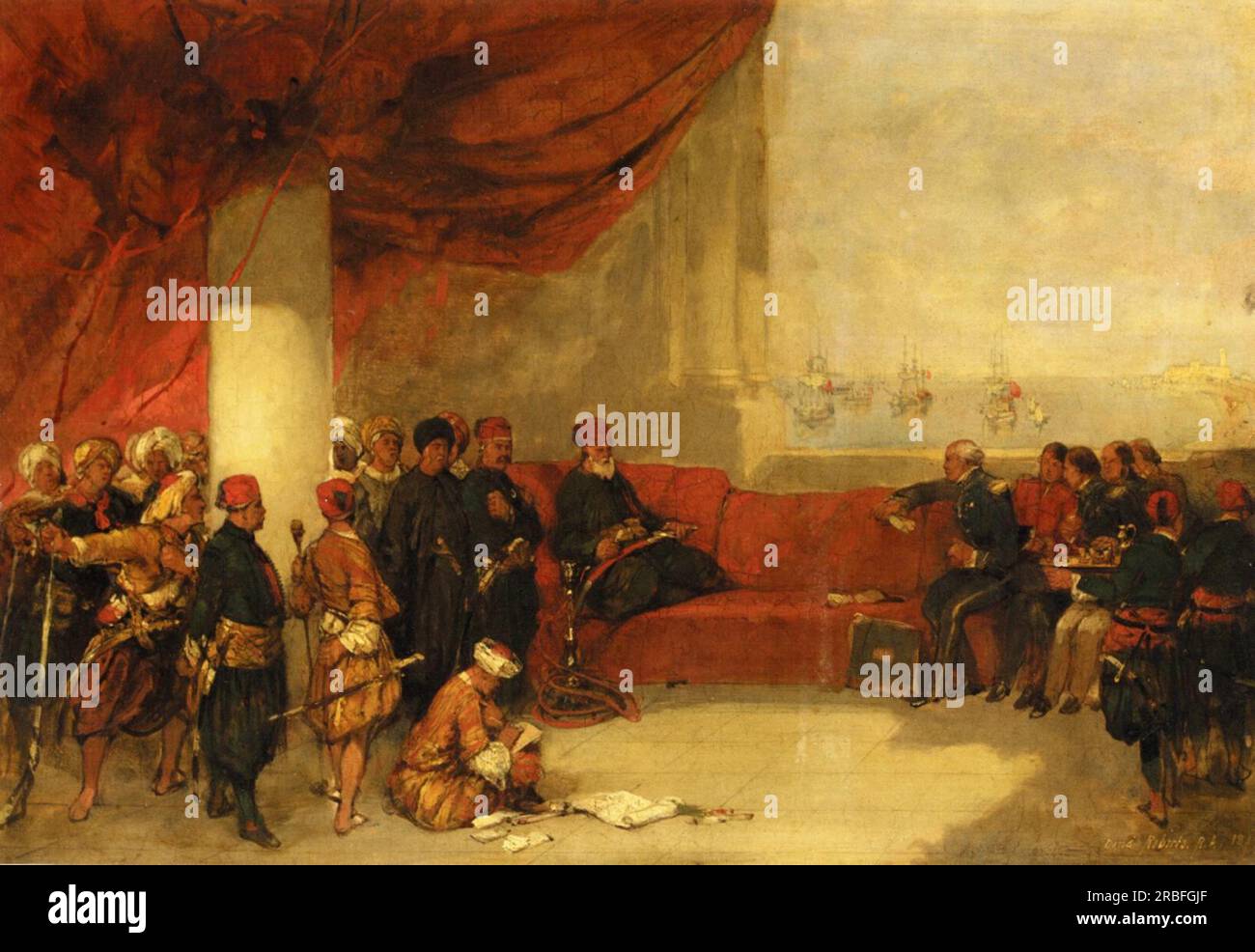 Interview with the Viceroy of Egypt at His Palace in Alexandria 1849 by ...