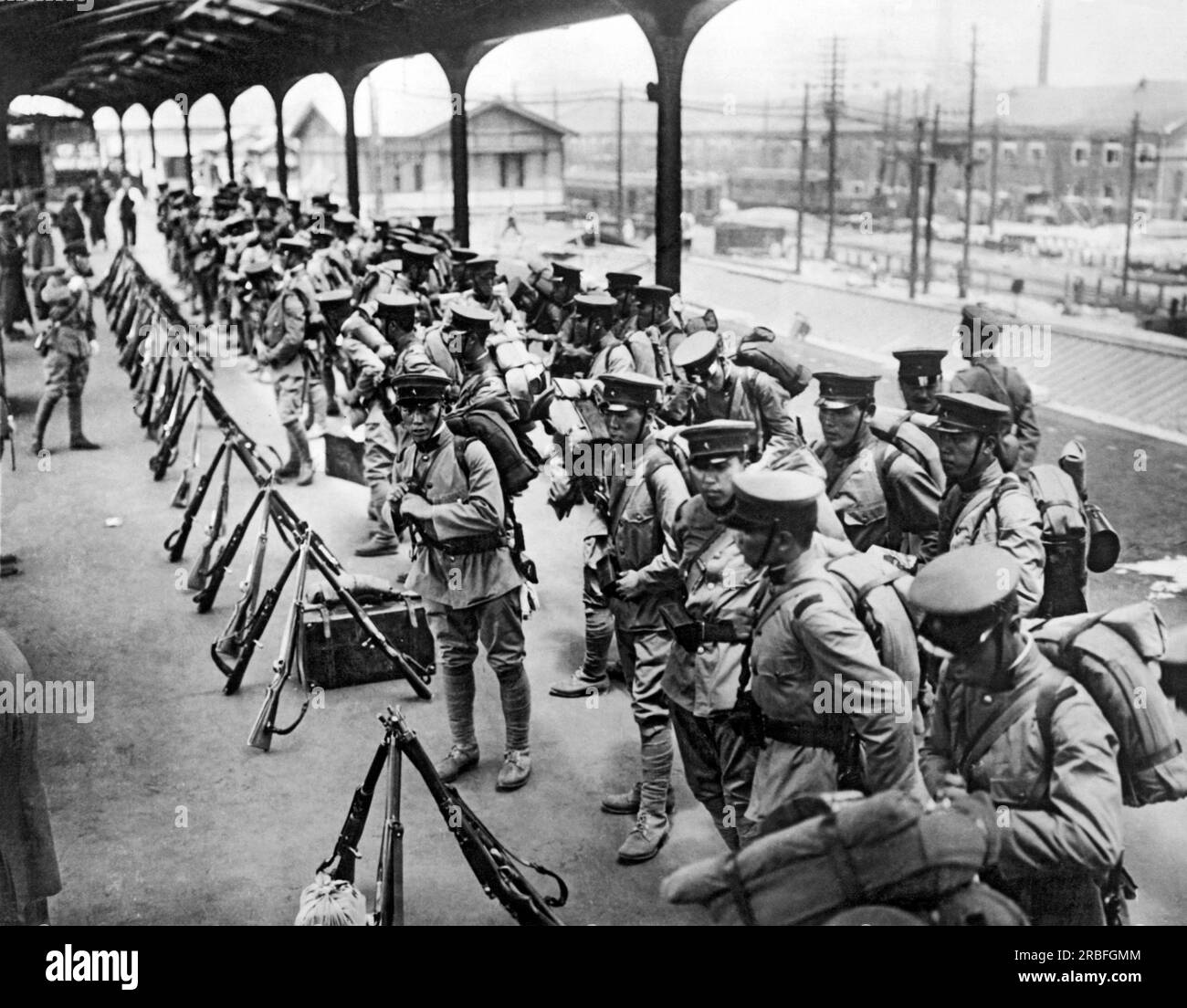 Manchuria railway Black and White Stock Photos & Images - Alamy