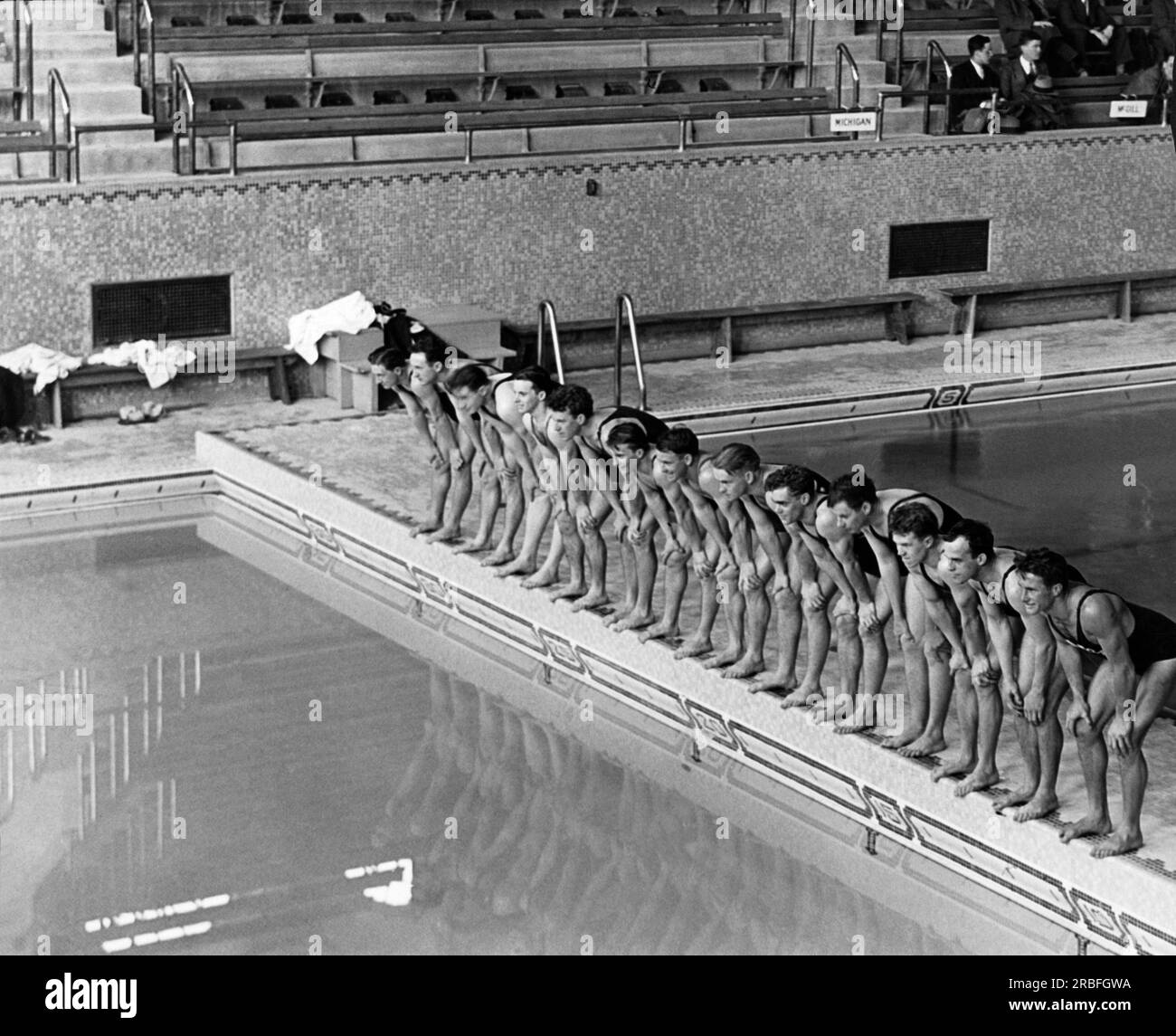Cambridge, Massachusetts: 1930 Some of the swimmers who will be ...