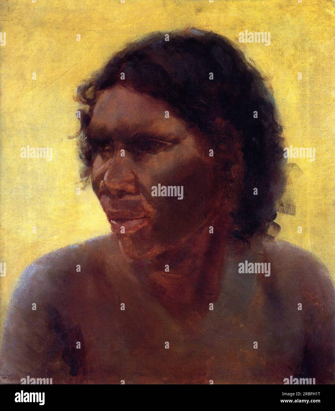 Portrait of an Aboriginal Woman (Maria Yulgilbar) 1895 by Tom Roberts ...