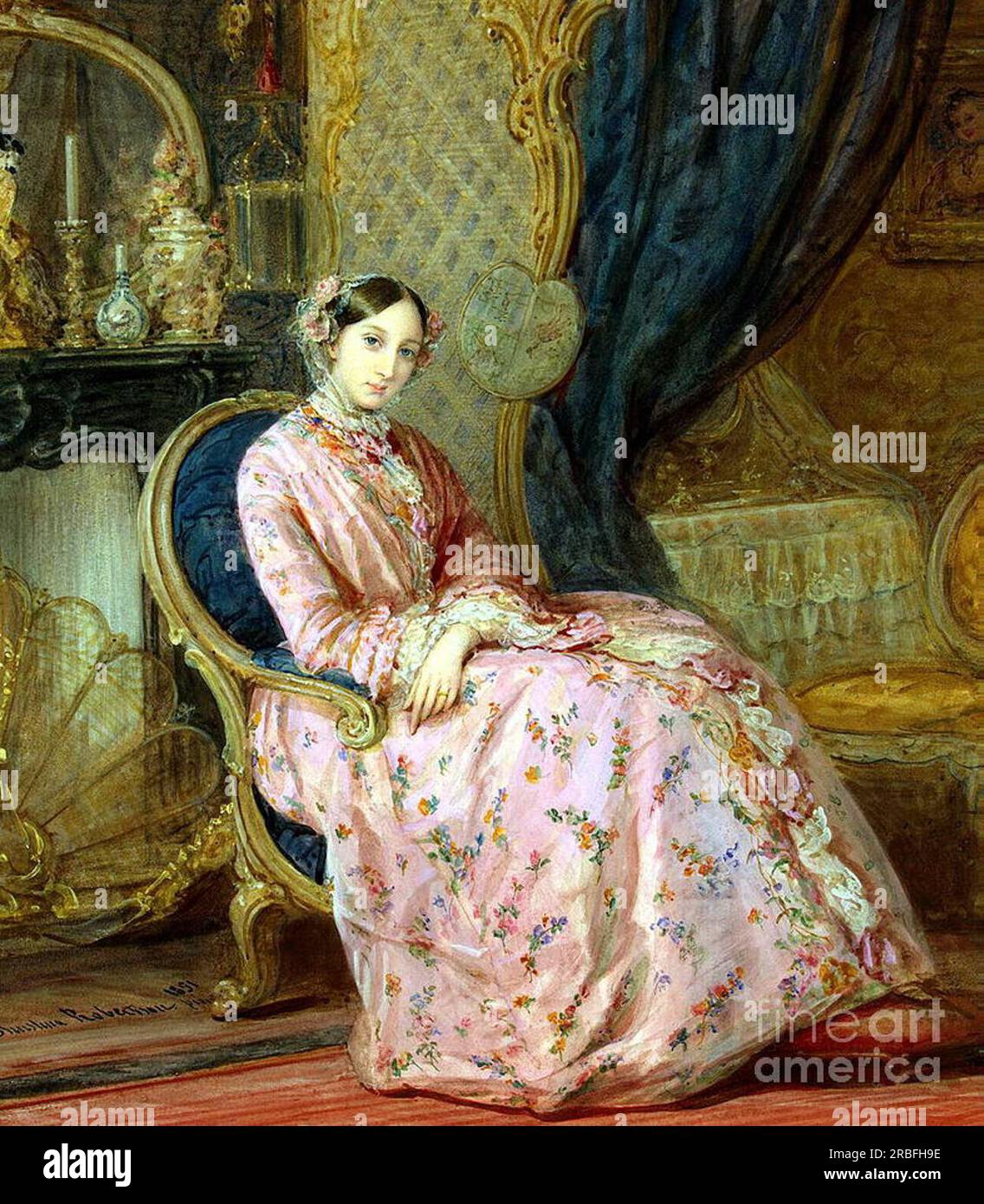 Portrait of Grand Duchess Elena Pavlovna Christina Rob by Christina Robertson Stock Photo - Alamy