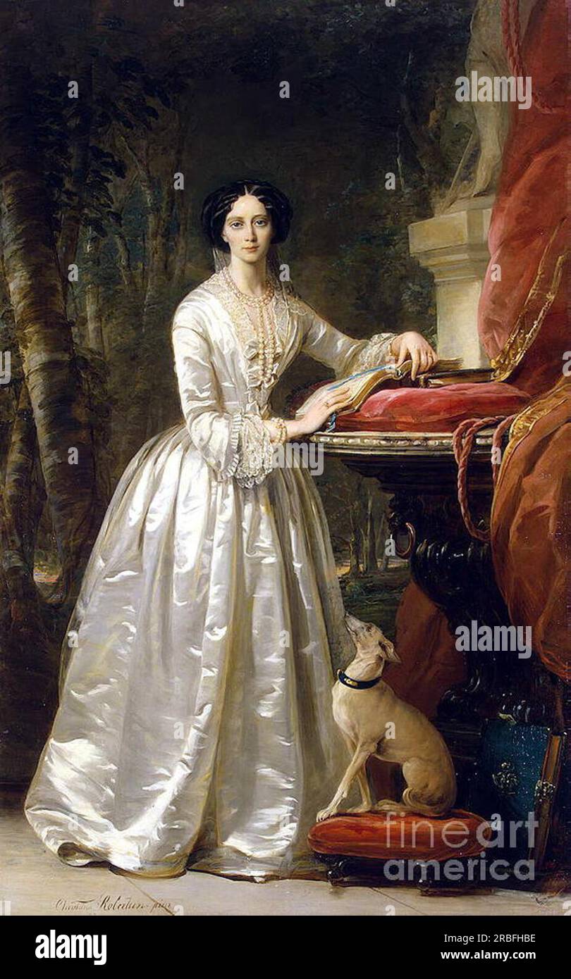 Portrait of Grand Duchess Maria Nikolaevna by Christina Robertson Stock ...