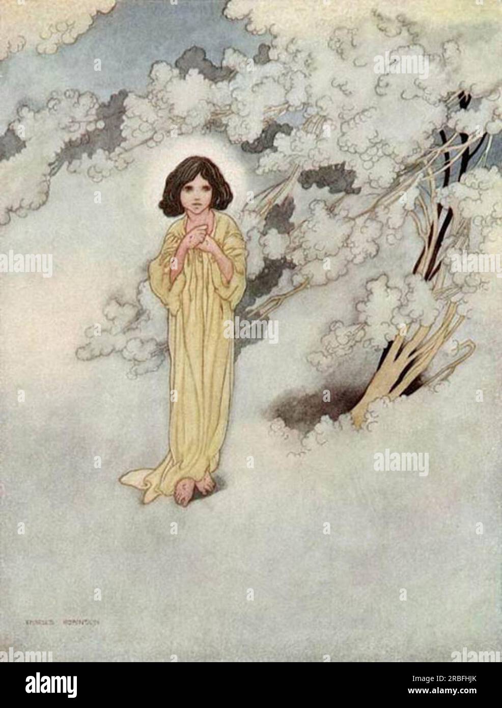 The selfish giant 1913 by Charles Robinson Stock Photo - Alamy