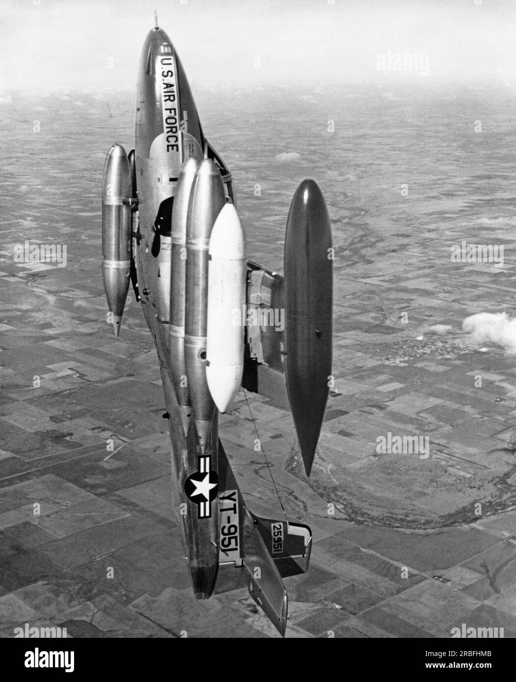 United States: c. 1948 A U.S. Air Force Lockheed T33 jet heading ...