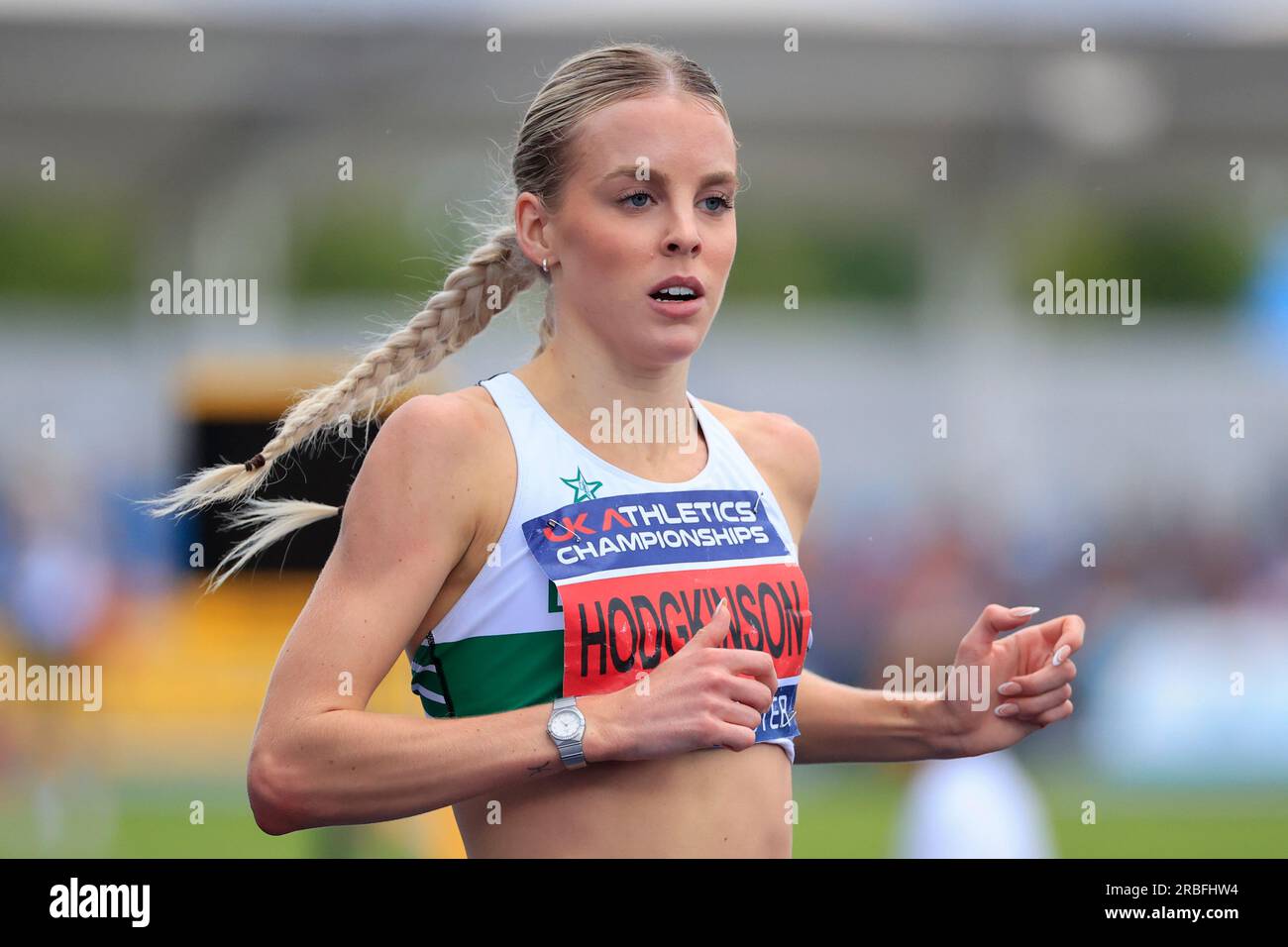 Keely Hodgkinson wins the women’s 800m during the UK Athletics ...