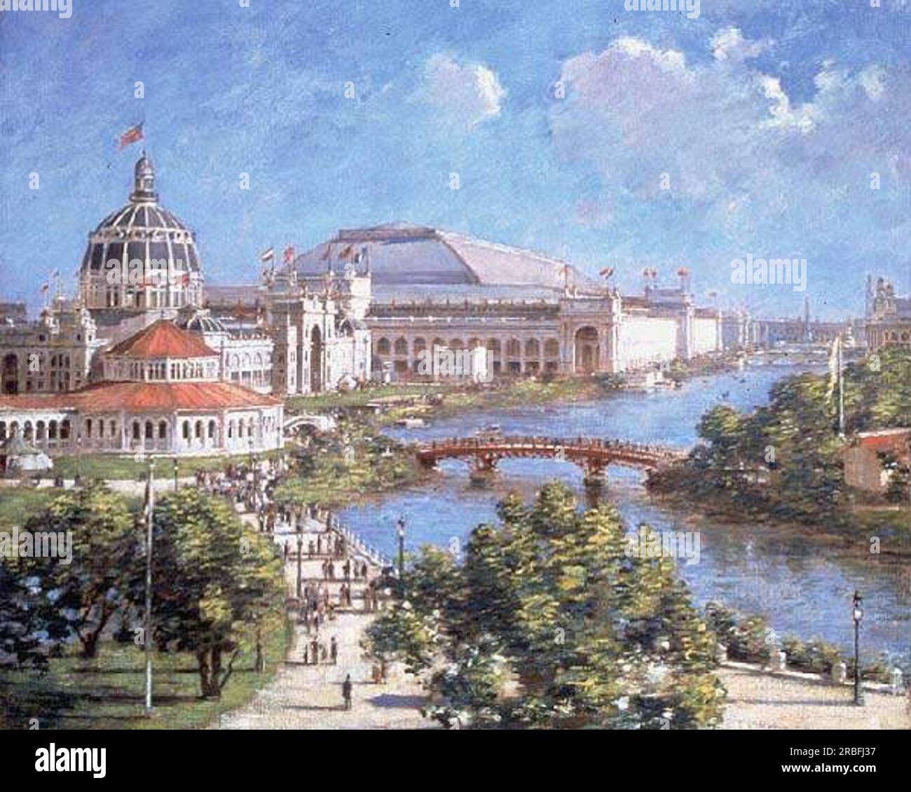World's Columbian Exposition 1893 by Theodore Robinson Stock Photo - Alamy