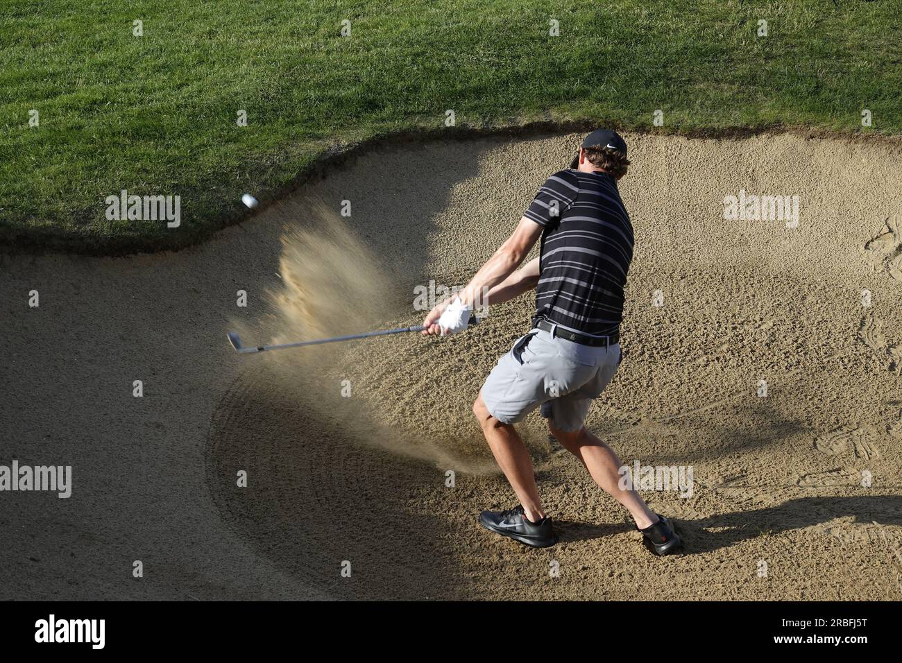 St. Albans, Hertfordshire, UK. 9th July, 2023. Thomas peters plays out ...