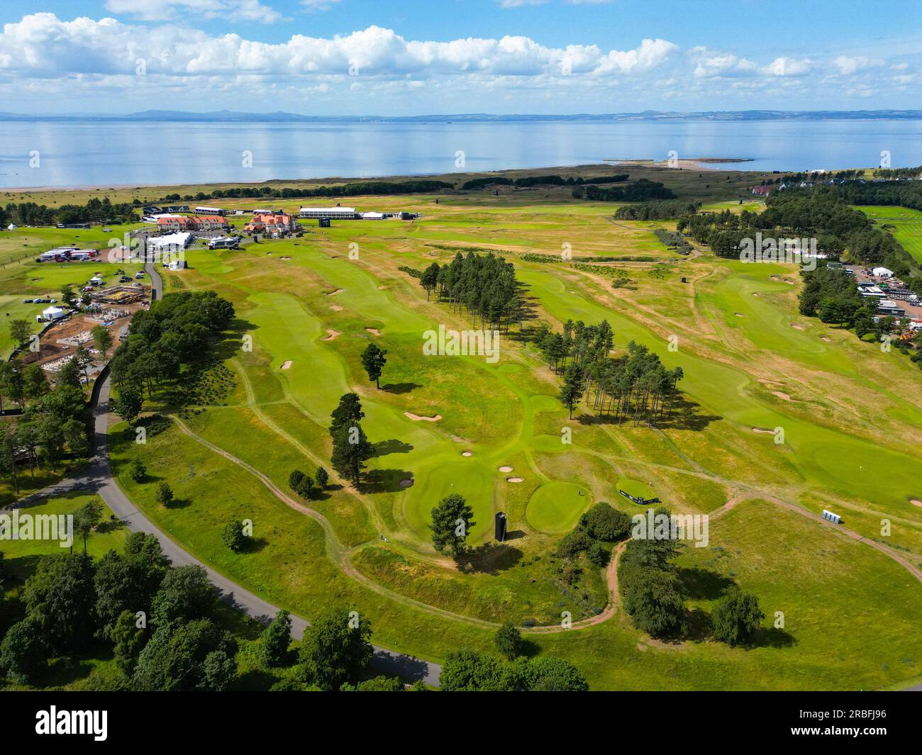North Berwick, Scotland, UK, 9th July 2023. Aerial views of the ...