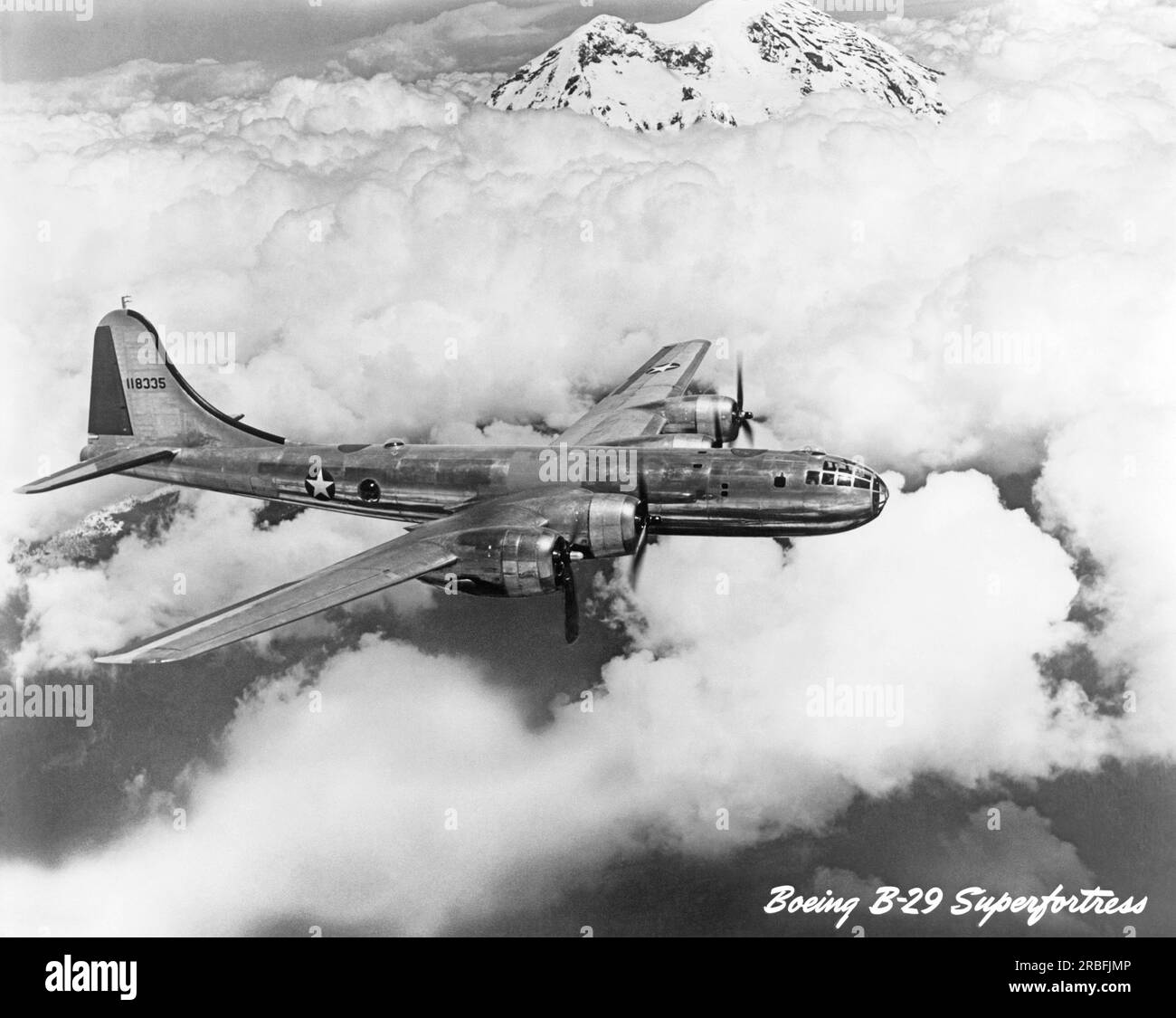 United States: c. 1944 A U.S. Air Force Boeing B-29 Superfortress ...