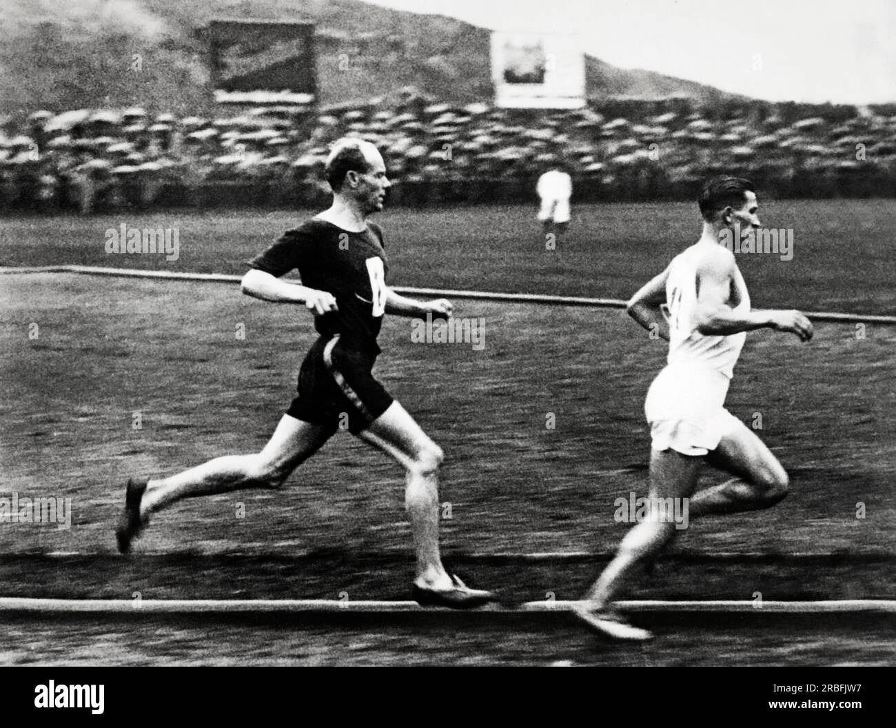Berlin, Germany: 1931 Paavo Nurmi, the flying Finn, as he was about to ...