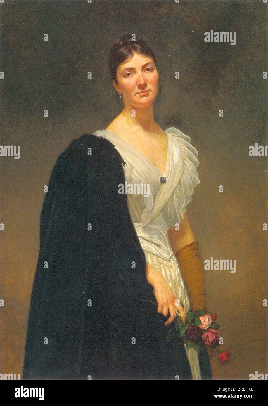 Maria Woźniakowska, Artist's Daughter 1891 by Henryk Rodakowski Stock ...