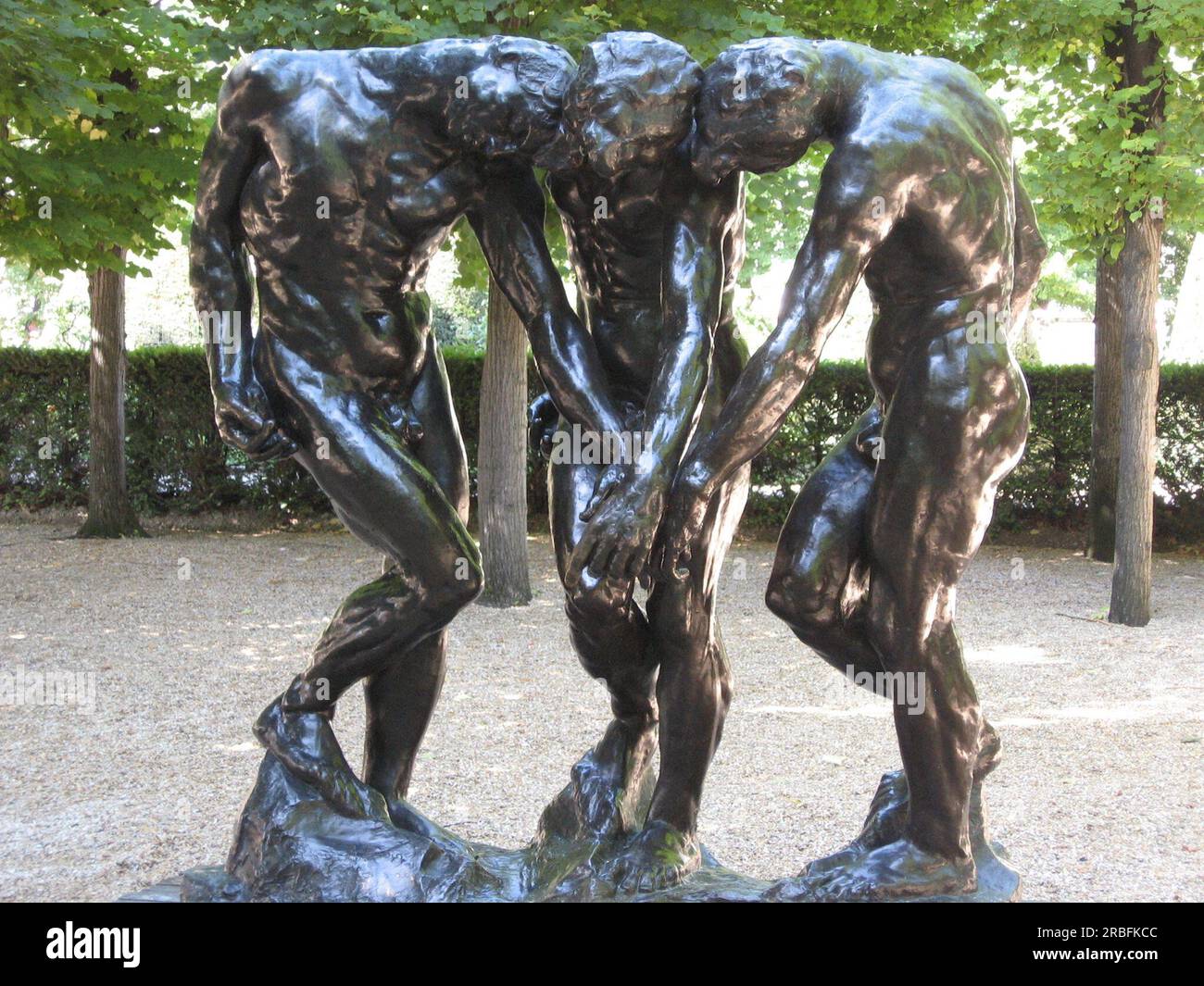 The Three Shades 1886; France by Auguste Rodin Stock Photo - Alamy