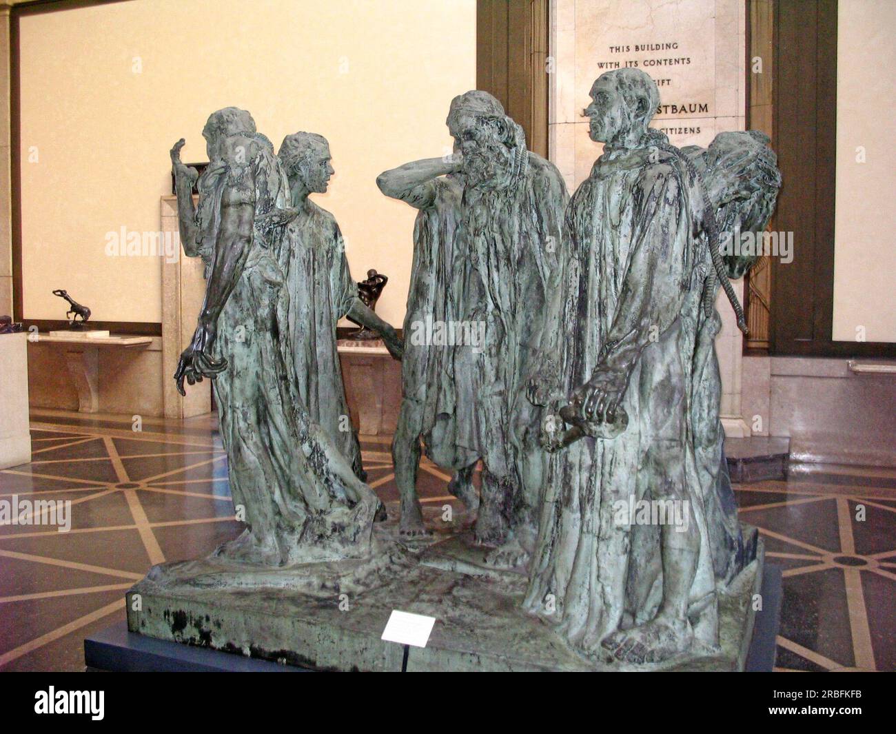 The Burghers of Calais 1884 - 1895; France by Auguste Rodin Stock Photo ...