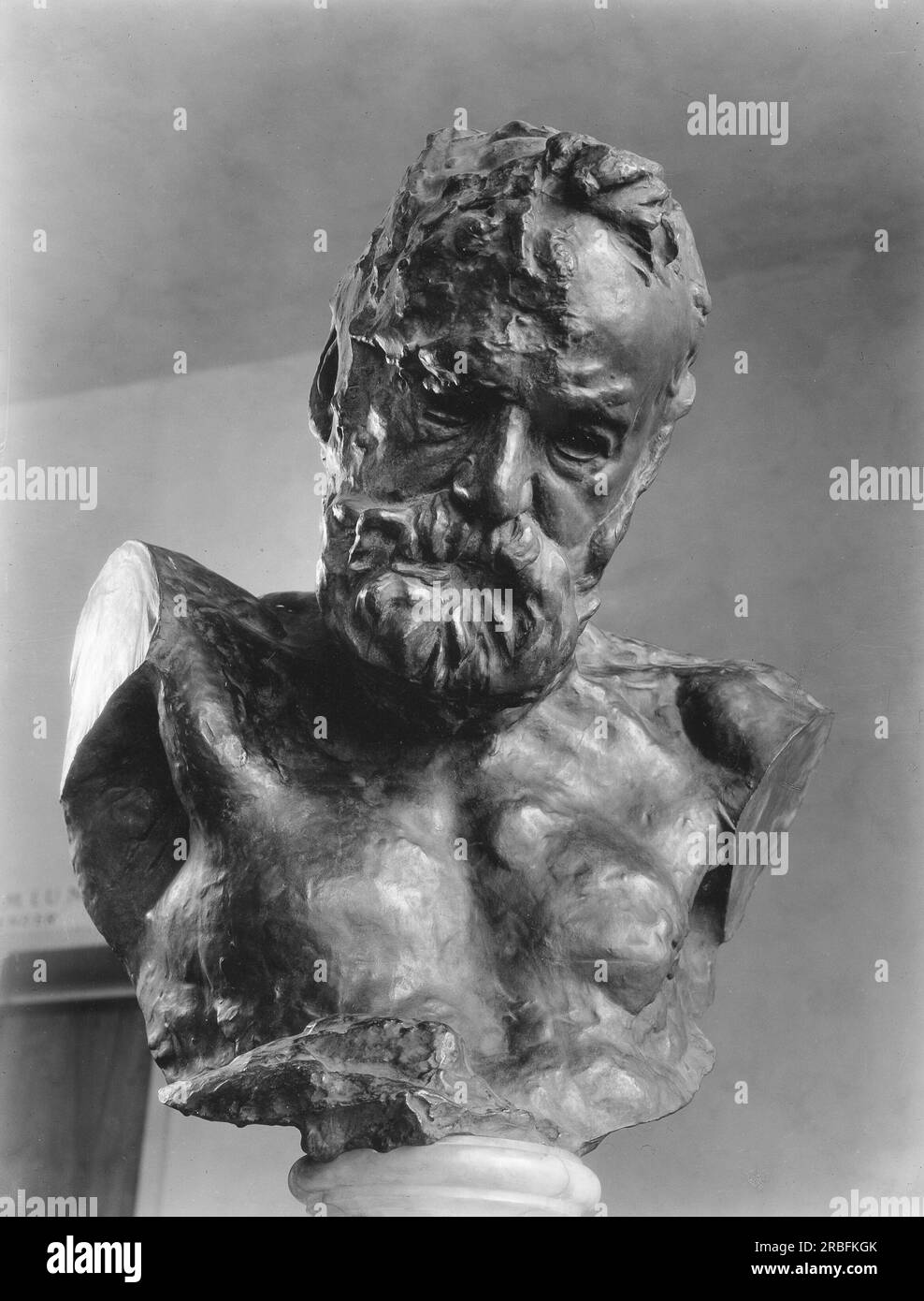 Portrait of a Man by Auguste Rodin Stock Photo - Alamy