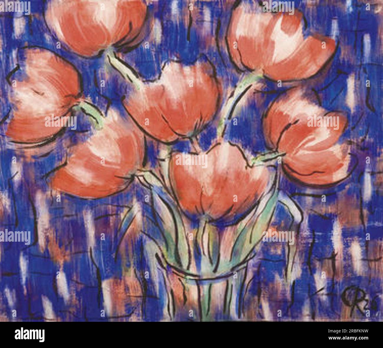 Christian rohlfs flower hi-res stock photography and images - Alamy