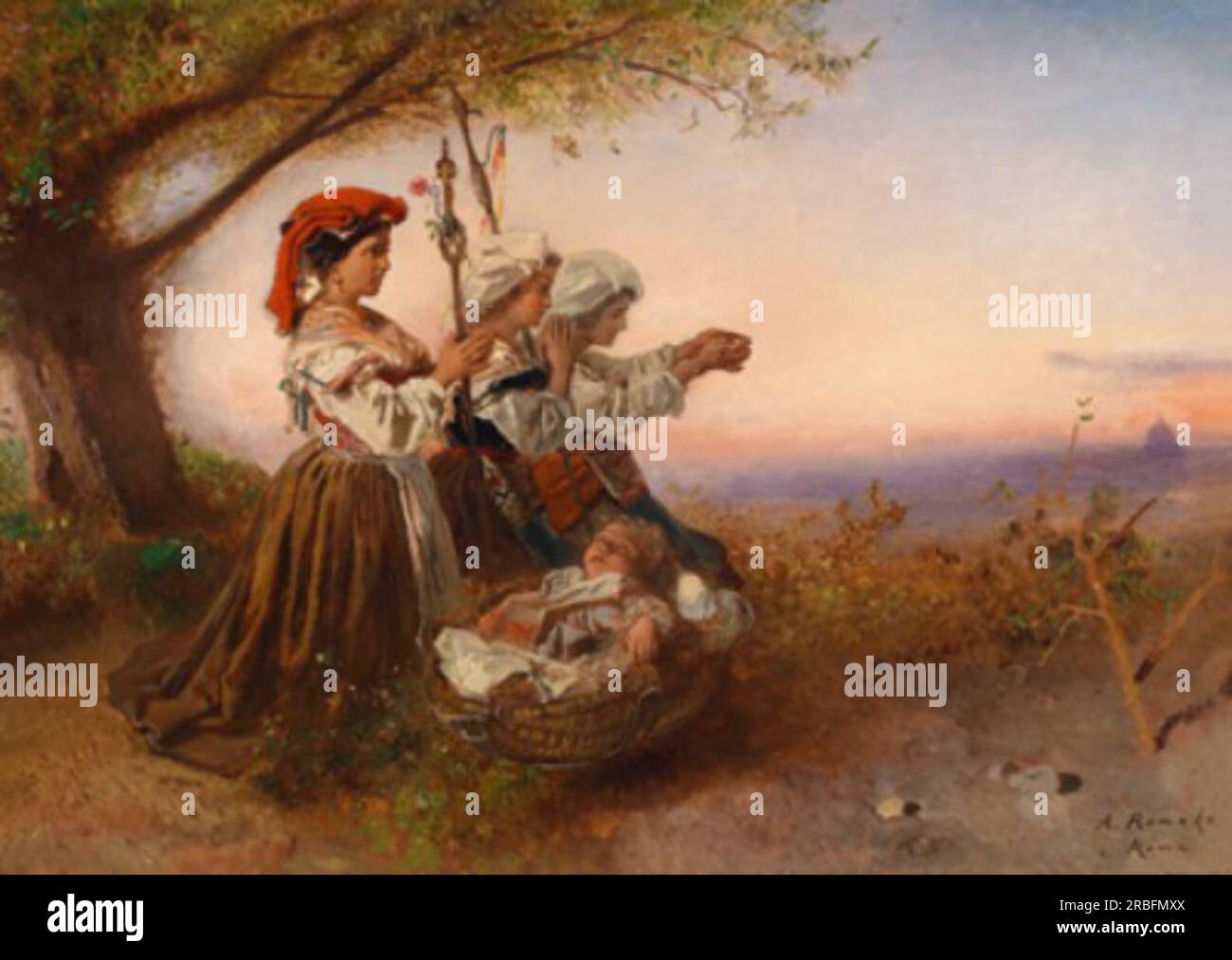 The angelus painting hi-res stock photography and images - Alamy