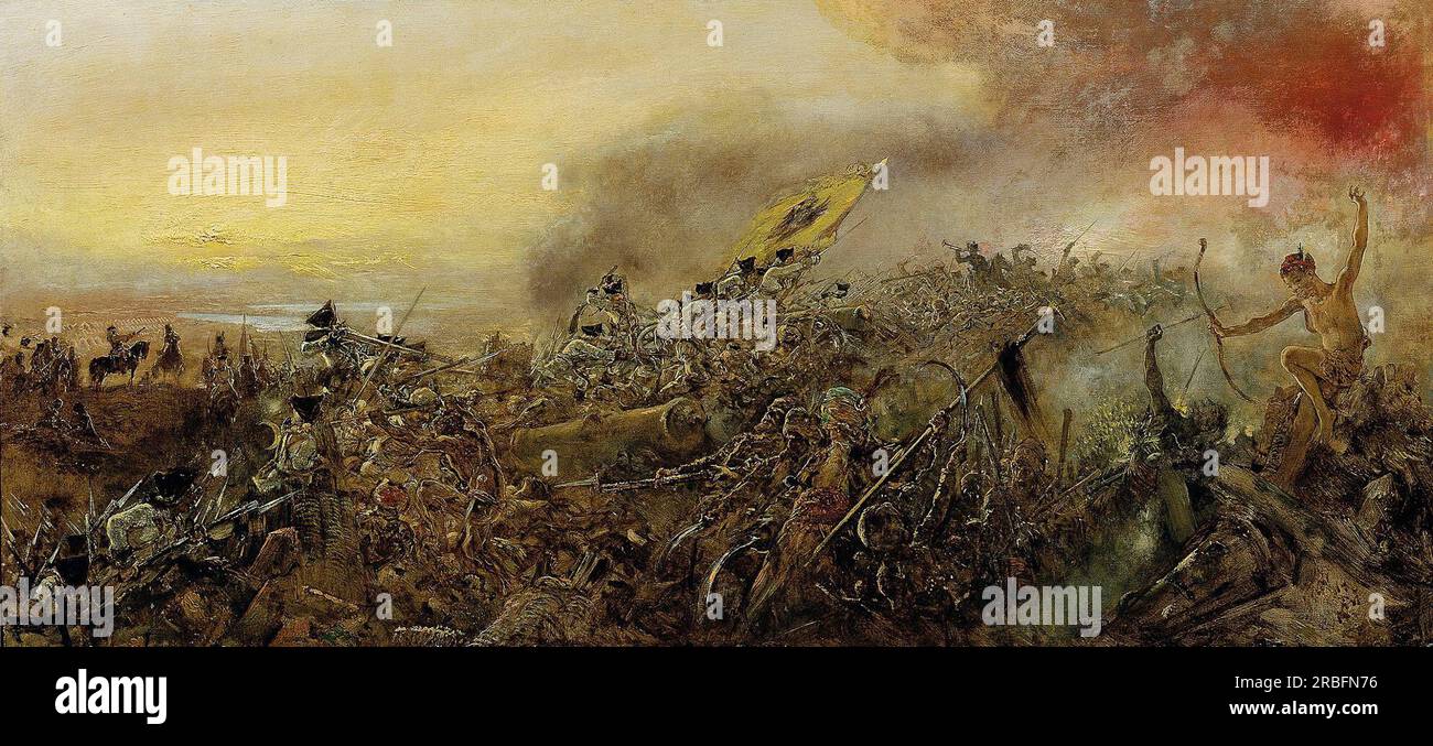 Prince Eugene of Savoy at the Battle of Zenta 1882 by Anton Romako ...