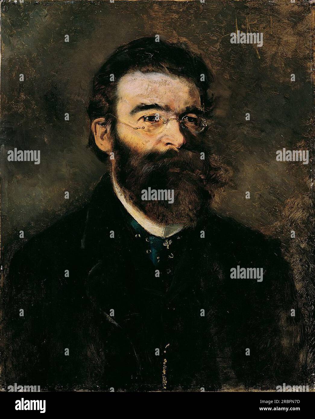 The Internist Professor Samuel Stern 1877 by Anton Romako Stock Photo ...