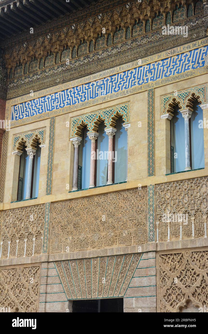 The Seville Alcazar. The palace complex, a UNESCO World Heritage Site ...