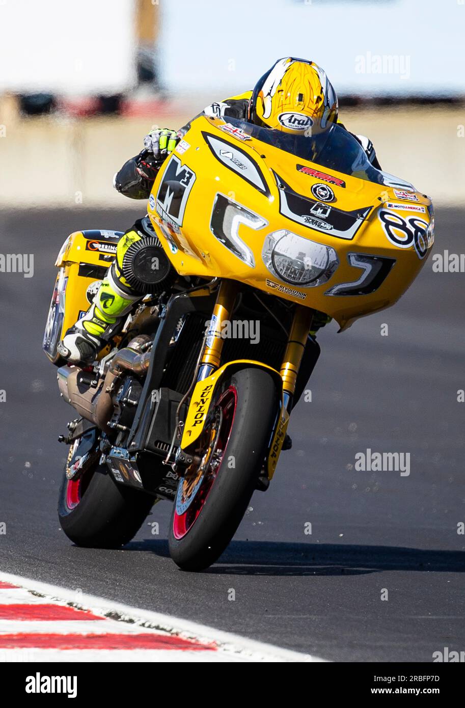 July 08 2023 Monterey, CA, U.S.A Max Flinders(88) coming out of turn11 ...